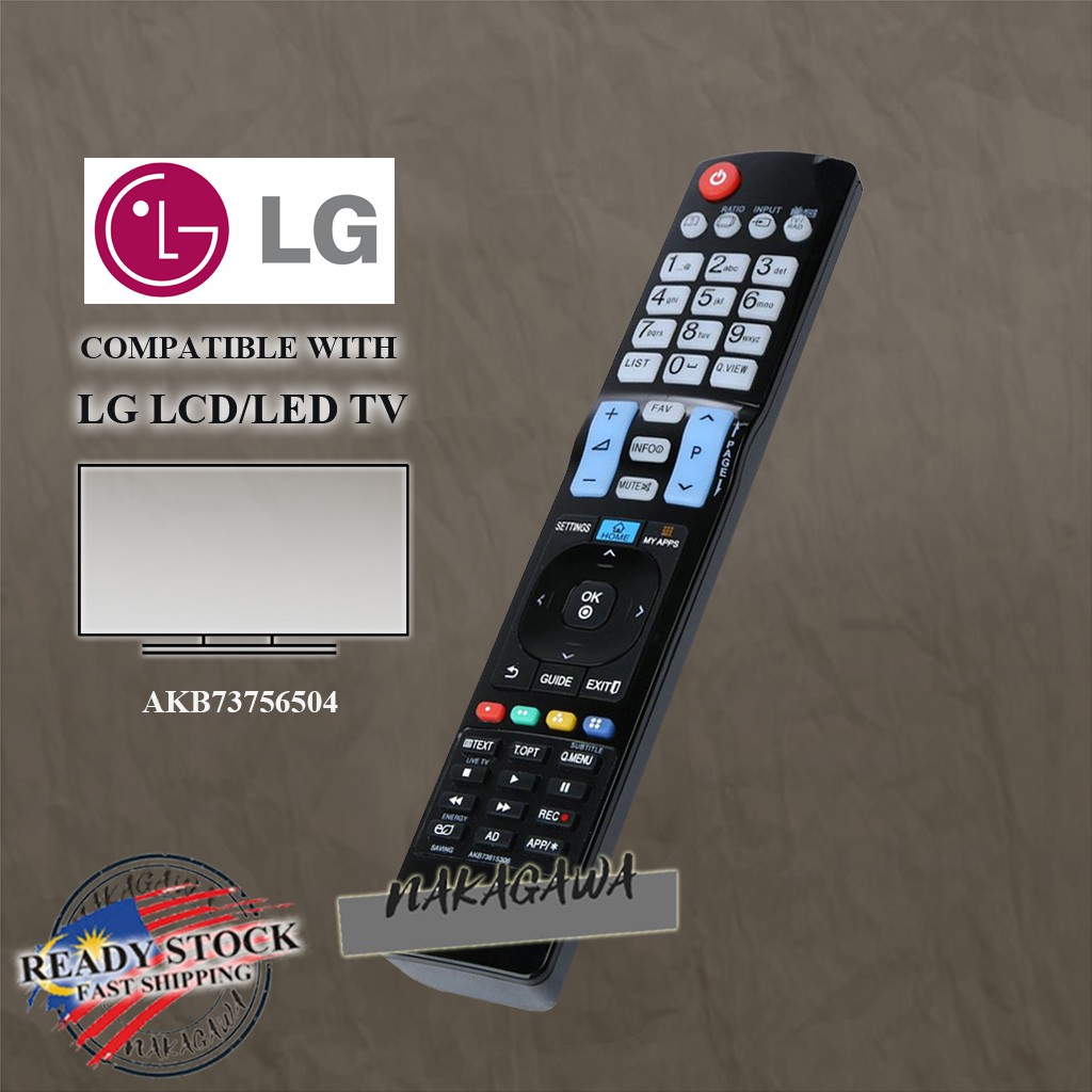Lg Lcd Led Tv Remote Control Akb73756504 Shopee Malaysia