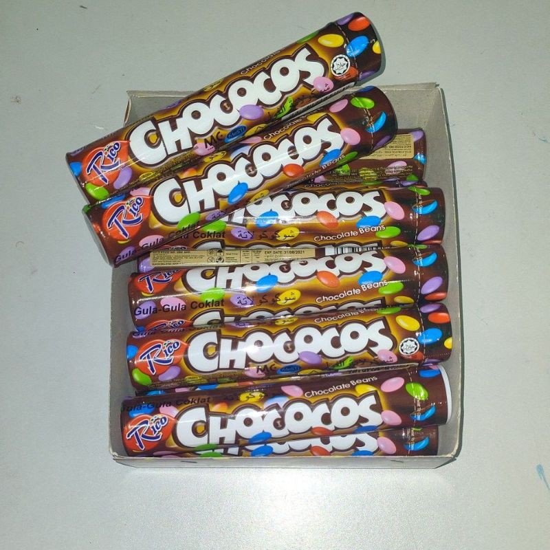 RICO Chococos Chocolate Beans | Shopee Malaysia