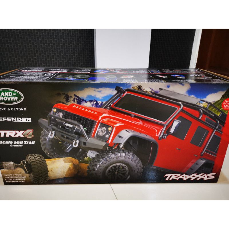 Traxxas Trx4 land rover defender rc crawler trail ready stock new (red ...