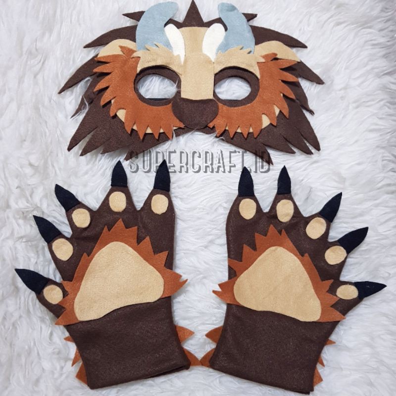 Beauty and the Beast Character Beast Costume Bear Beast Mask Monster ...