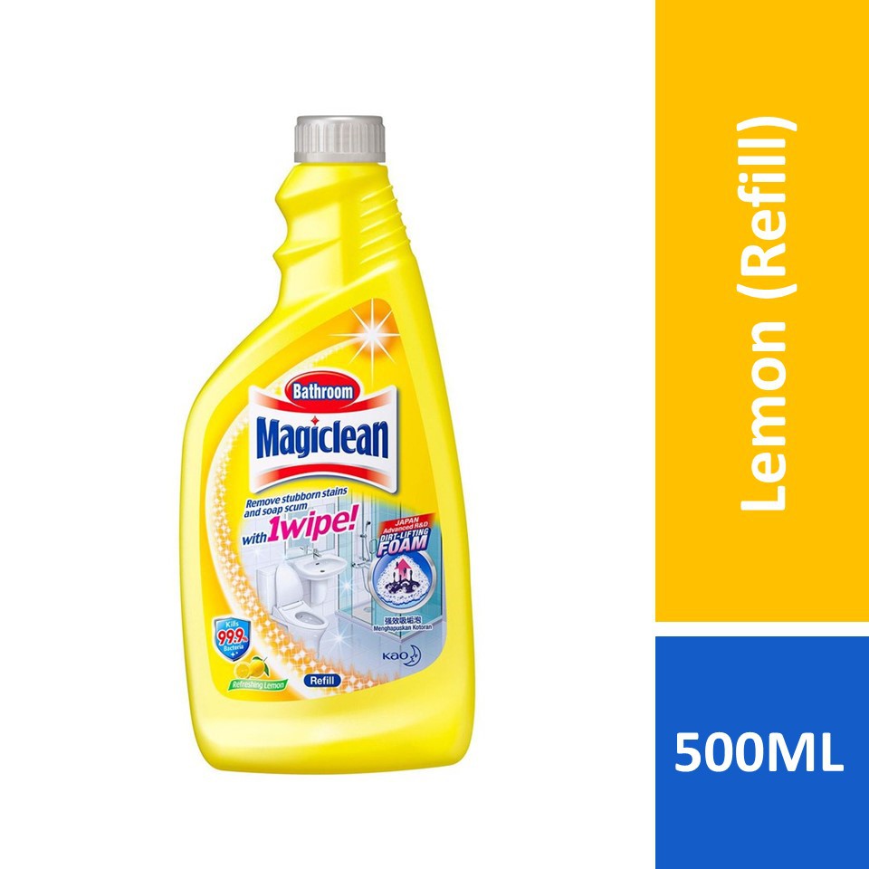 MAGICLEAN Bathroom Cleaner Lemon Refill 500ml | Shopee Malaysia