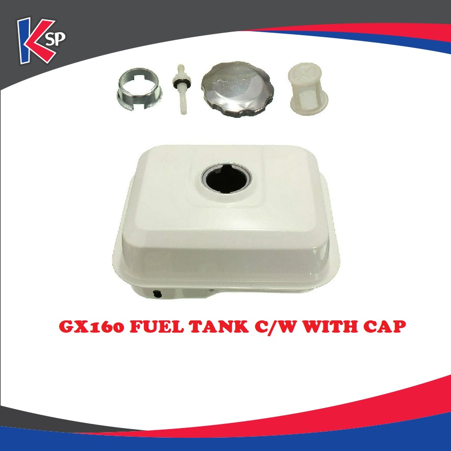 HONDA GX160 168F ENGINE FUEL TANK WITH CAP SPARE PART | Shopee Malaysia