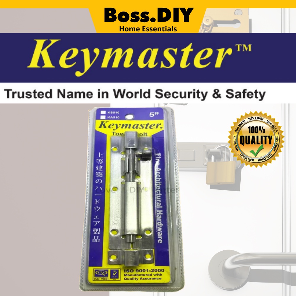 KEYMASTER KS Stainless Steel Color Latch 3/8" (3" 4' 5" 6" 8" 10" 12 ...