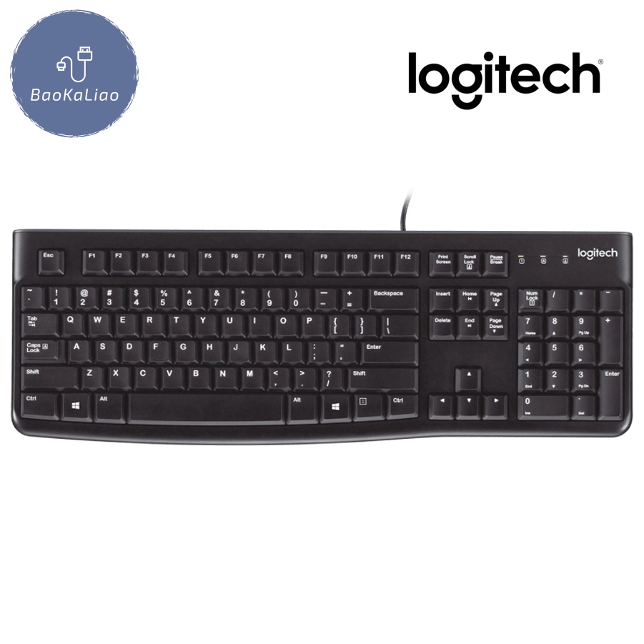 Logitech K120 USB Wired Keyboard | Shopee Malaysia