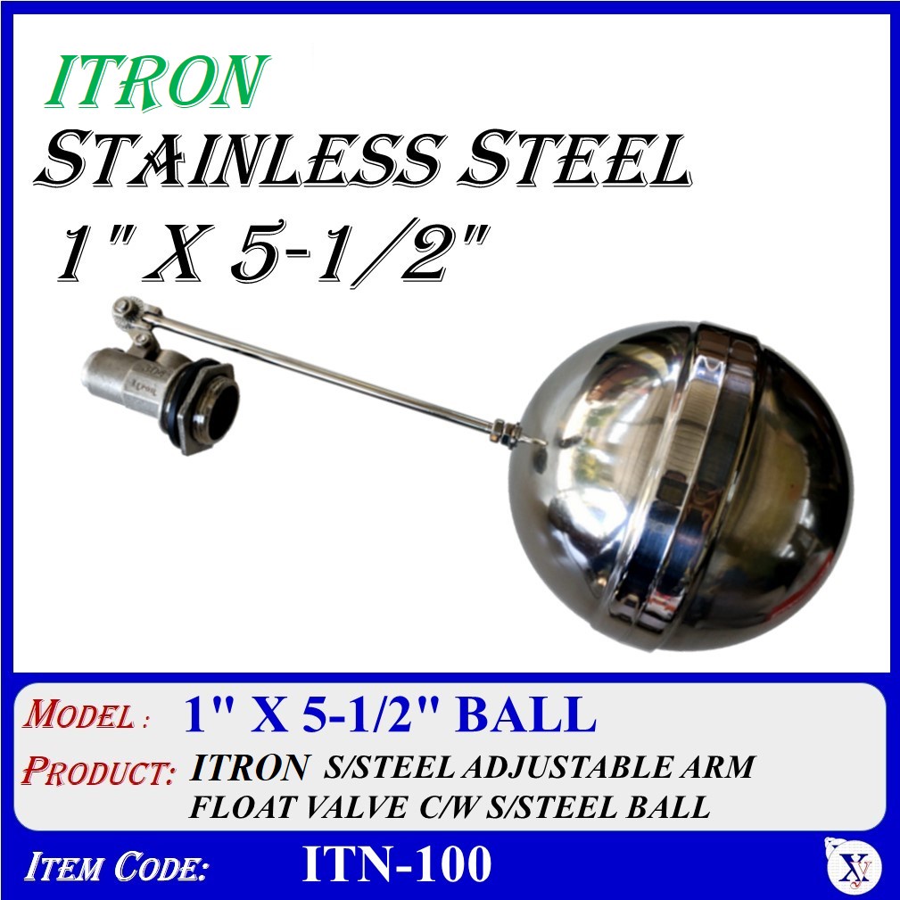 ITN-040 1/2", ITN-060 3/4", ITN-100 1" ITRON SS304 STAINLESS STEEL ...