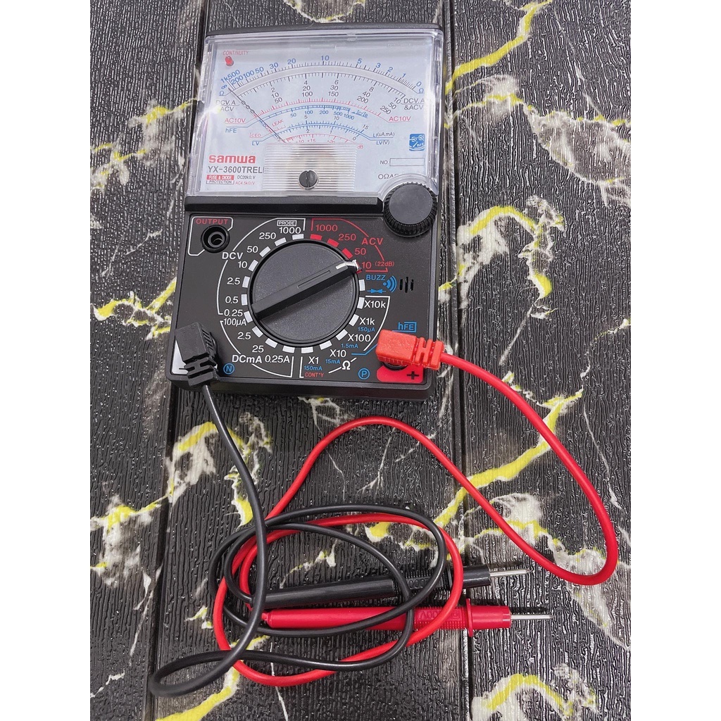 multi meter checking amps / ac voltage / dc voltage / capacitor ...