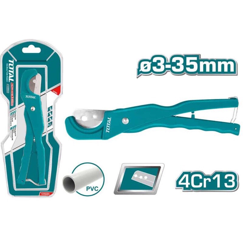 TOTAL HEAVY DUTY PVC Pipe Cutter THT53351 [100% Original ] | Shopee ...
