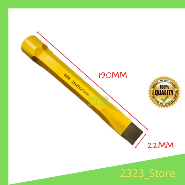 FLAT COLD CHISEL / STEEL CHISEL / BIG HEAD STEEL CHISEL | Shopee Malaysia