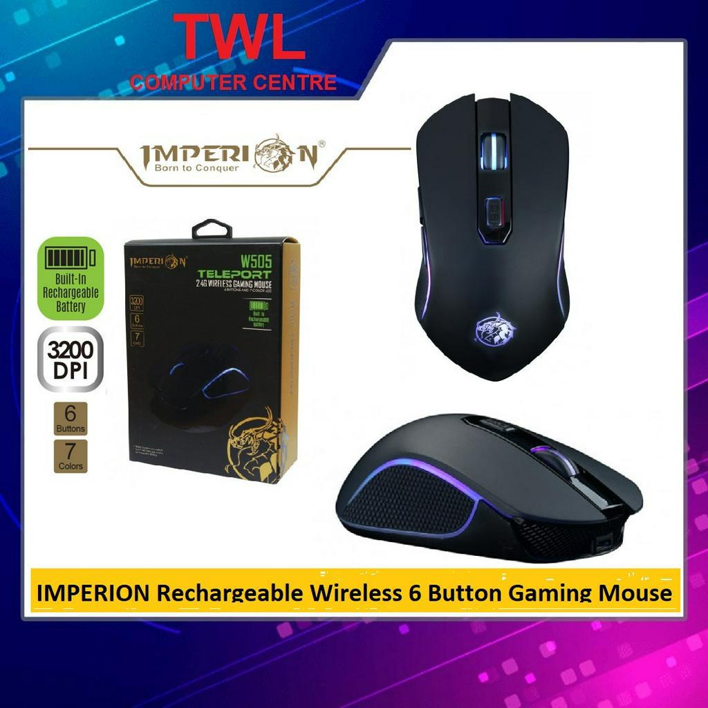 IMPERION W505 TELEPORT WIRELESS MOUSE RGB Gaming Mouse | Shopee Malaysia