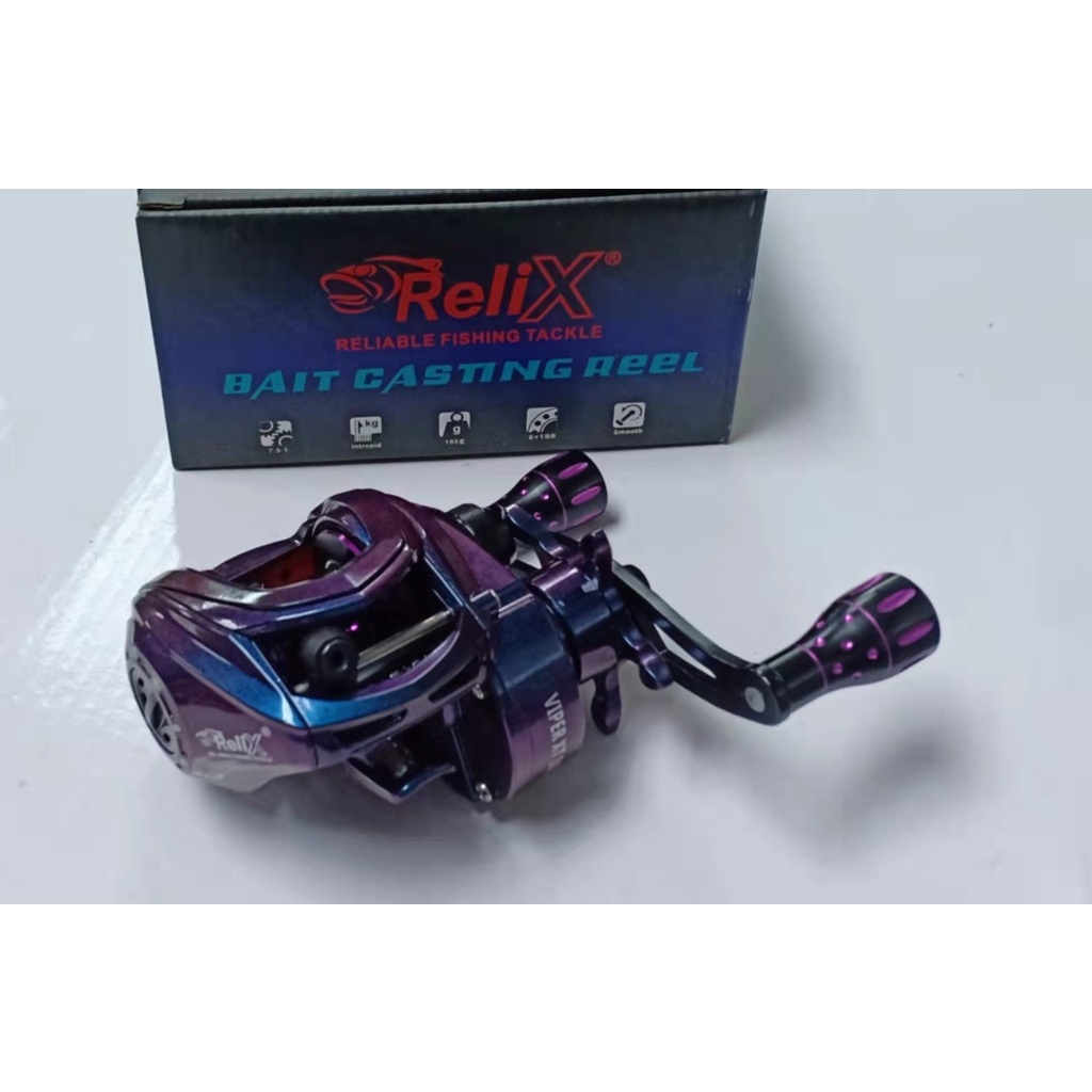 RELIX BC Reel BAIT CASTING REEL VIPER XT 101 / NOVA 101 (Left Handle) | Shopee Malaysia