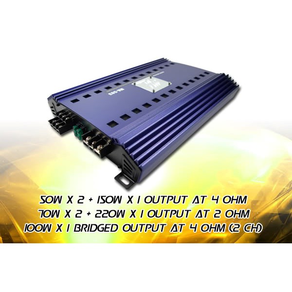 LEON MA Audio MA-503 Monoblock 1800W Stereo Subwoofer Power Amplifier ...