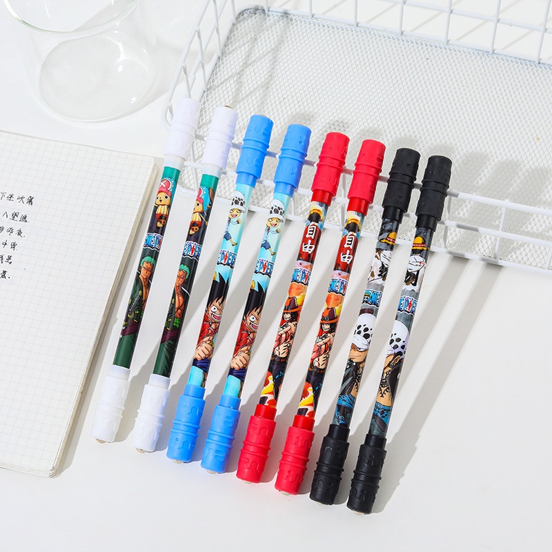 Anime Pen Spinning LED Color One Piece Naruto Demon Slayer Genshin ...