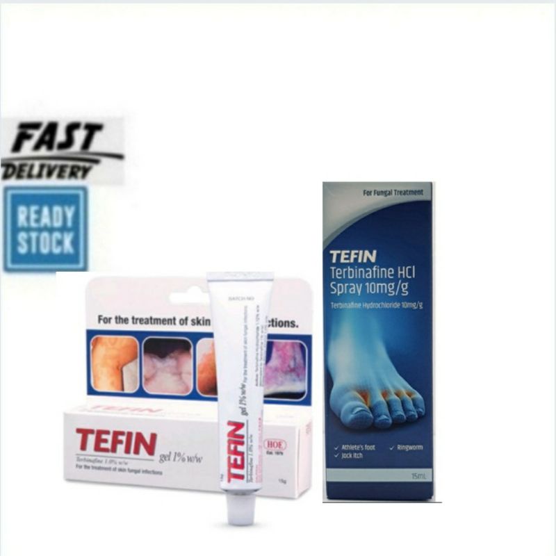 Tefin Fungal Infections Gel/Spray | Shopee Malaysia