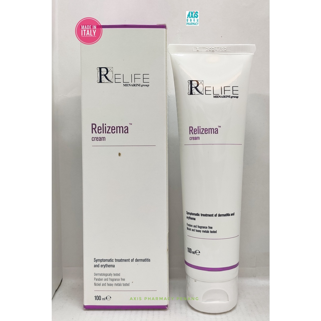 RELIFE RELIZEMA CREAM "Symptomatic Treatment of Dermatitis And Erythema ...