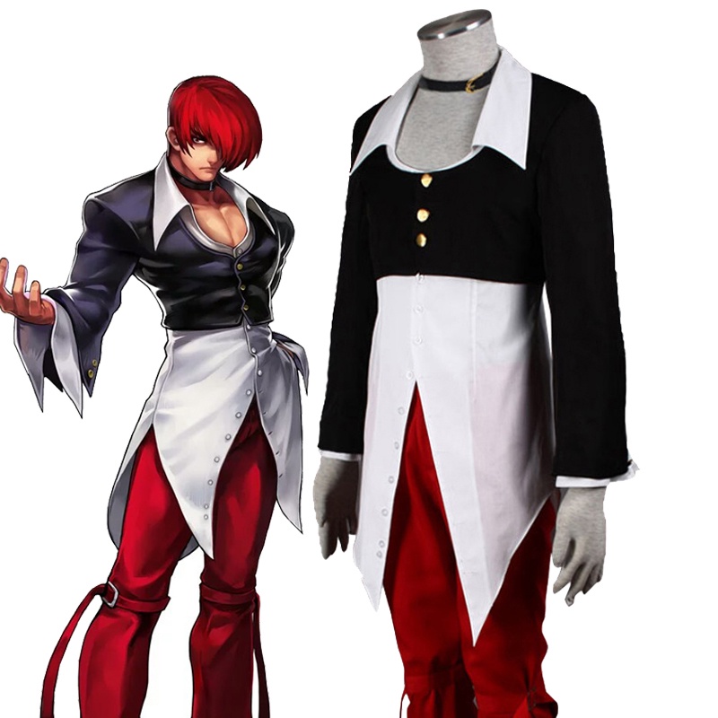 The King Of Fighters Iori Yagami Cosplay Costume KOF Games Uniform THE ...