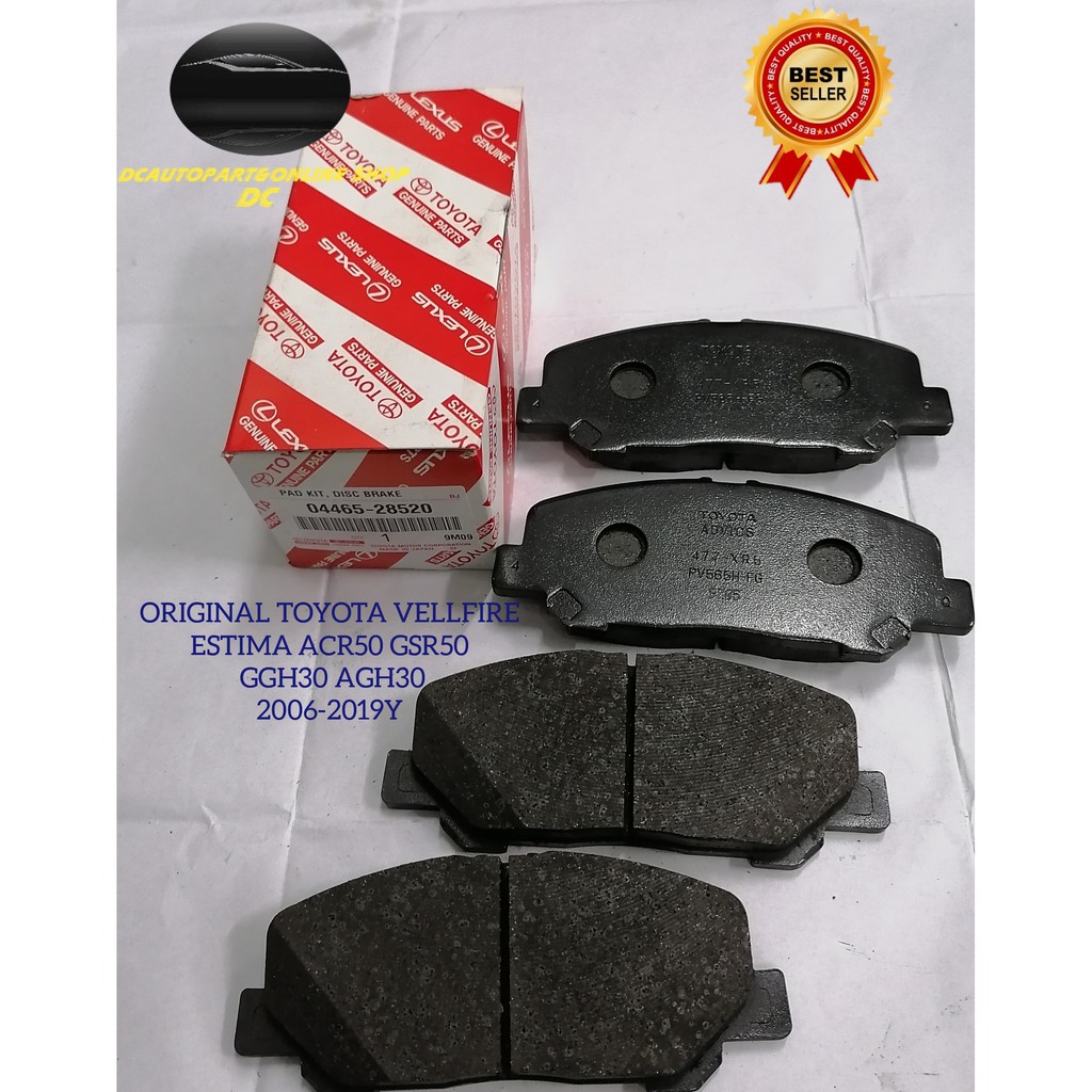 100% ORIGINAL TOYOTA VELLFIRE ESTIMA ACR50 GGH30 AGH30 2006-2019 FRONT ...