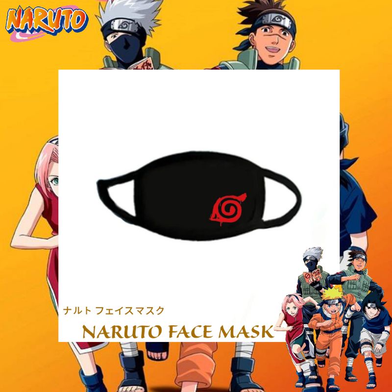 🔥CLEARANCE SALE🔥ANIME Naruto Face Mask | Shopee Malaysia