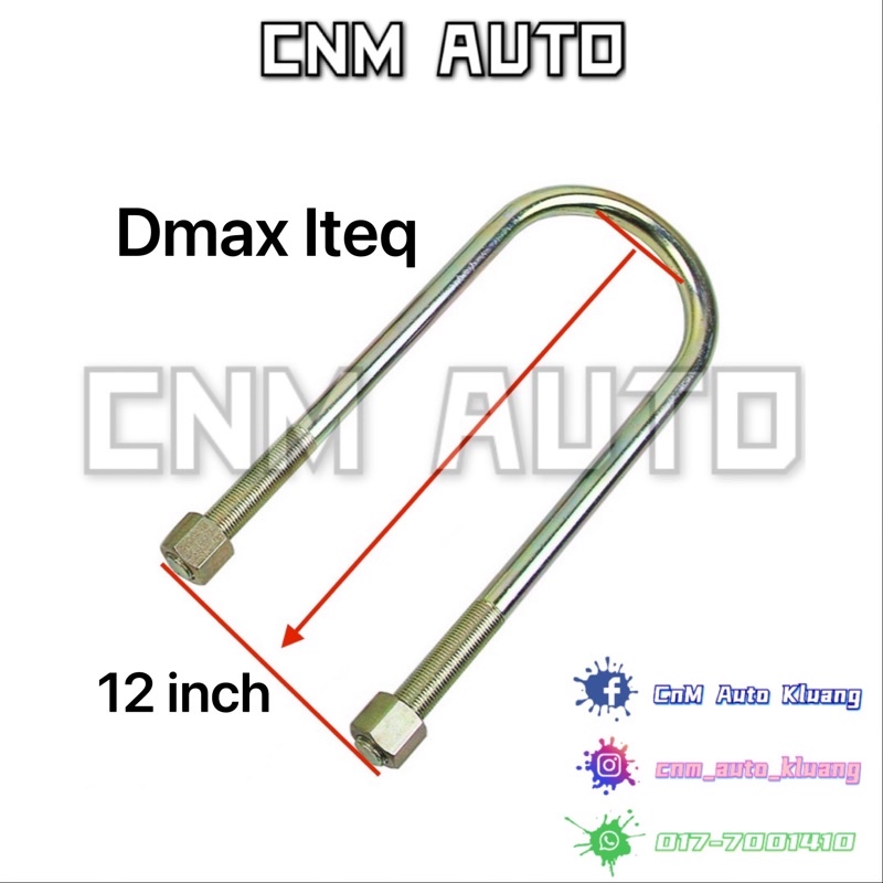 U-Bolt Nut UBolt U Clip Clamp Bracket Screw Skru Lowered 4x2 2WD Car ...