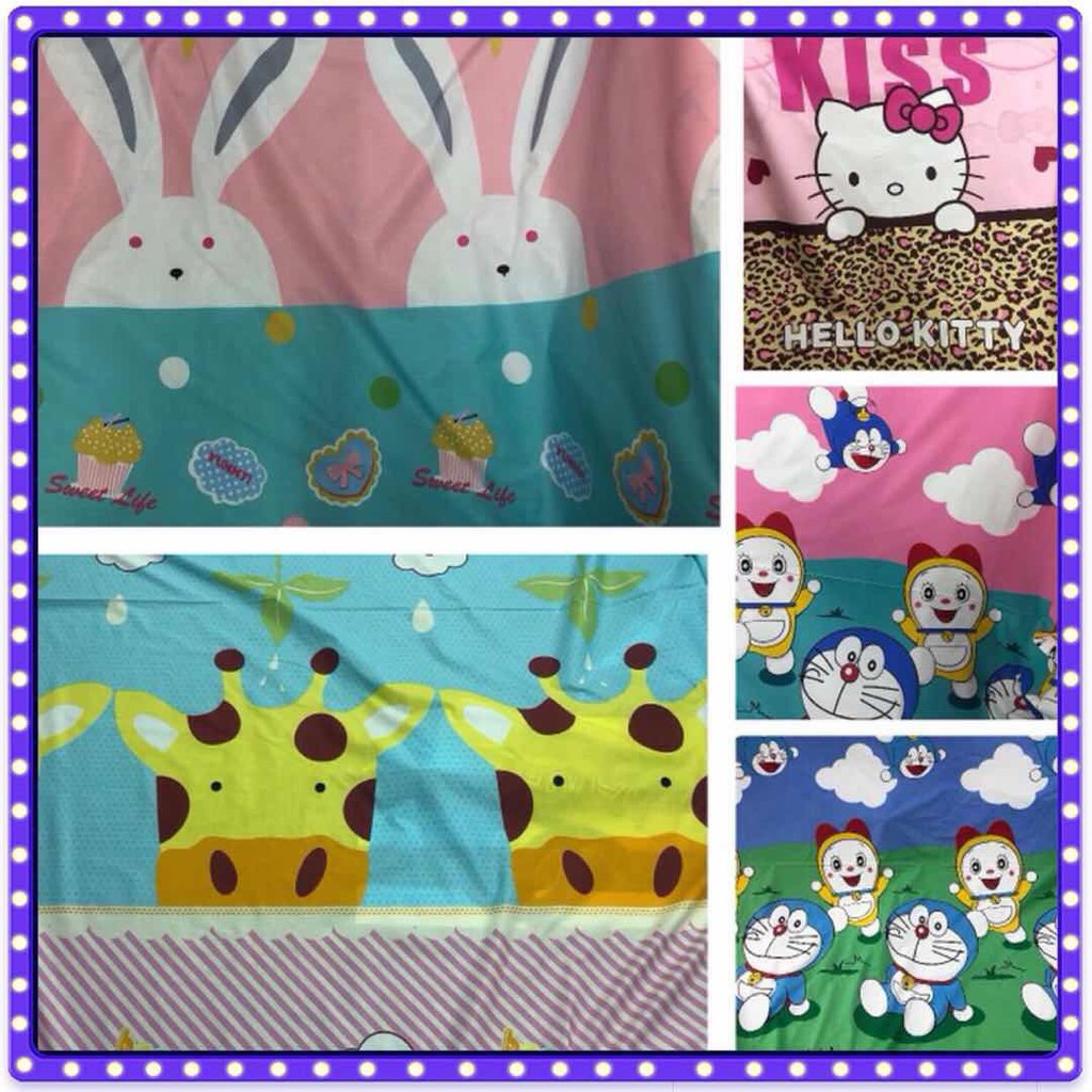 Seri Kartun Kain Cotton Cadar 100%( kain shj) bidang 92'' Bed linen ...