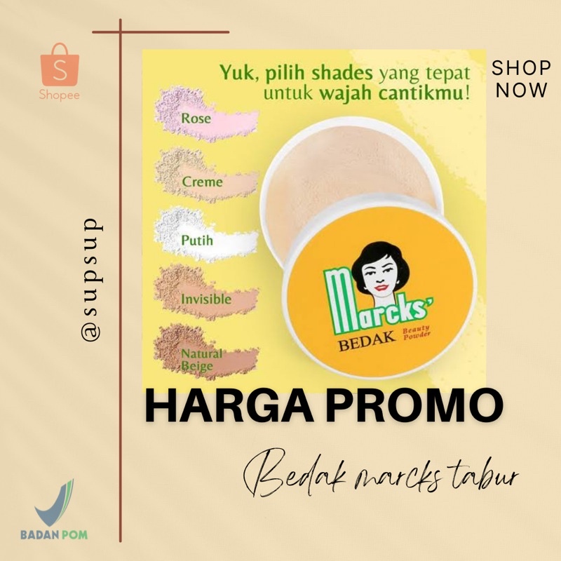 Original MARCKS Loose Powder 40GR | Shopee Malaysia