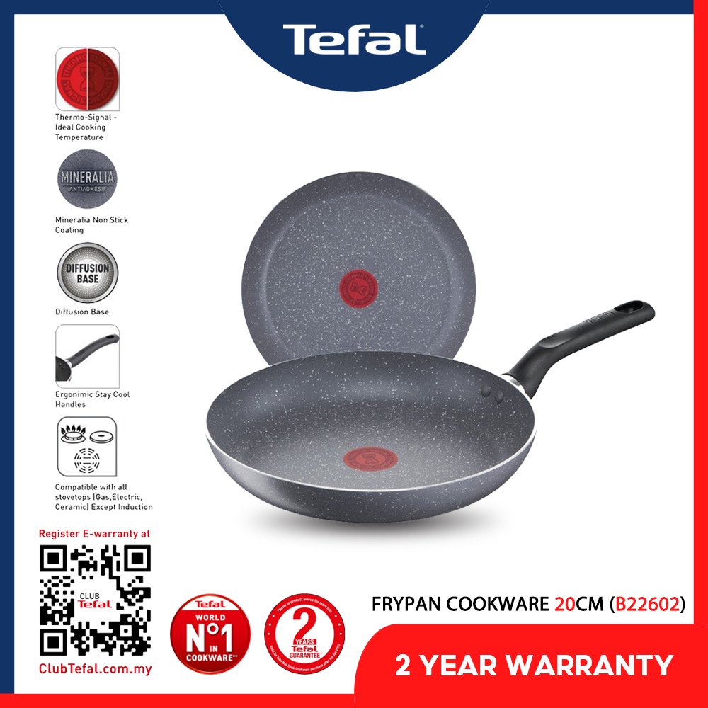 Tefal Natura 20cm/24cm/28cm/32cm (Frypan/Deep Frypan) Alat Memasak Periuk Periuk Kuali Kuali ...