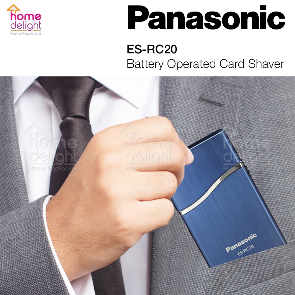 Panasonic ES-RC20 Battery Operated Card Shaver (Random Color) | Shopee ...