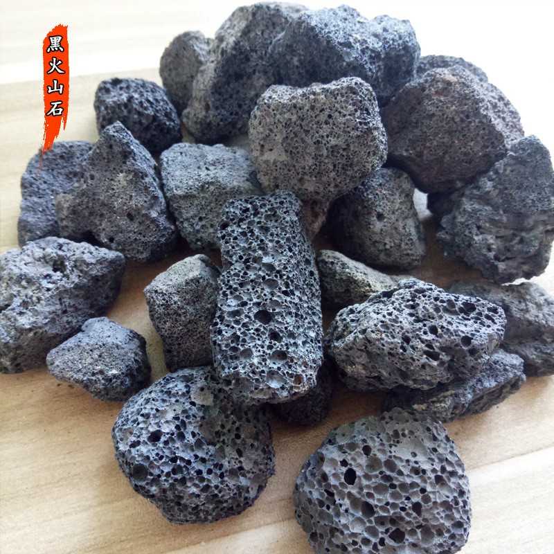 QS BLACK VOLCANIC STONE 黑火山石 1-3cm 1kg | Shopee Malaysia