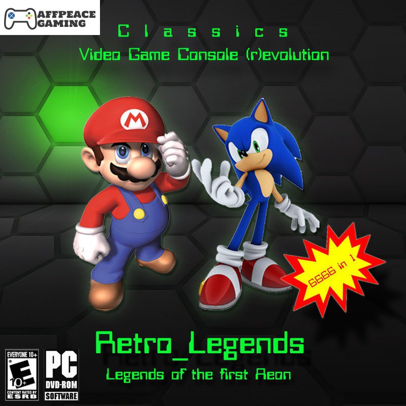 (PC GAME) RETRO LEGENDS [Ultimate Classic Games Collection] 6666 in 1 ...