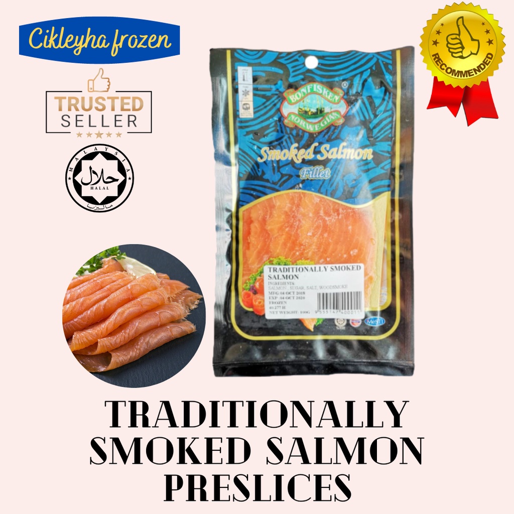 Smoked Salmon Traditional/Norwegian Salmon 100g | Shopee Malaysia