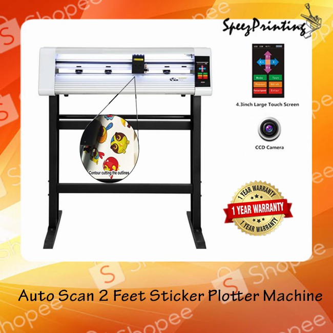 Hybrid Auto Scan 2 Feet Sticker Plotter Machine CCD ( 1 years warranty ...