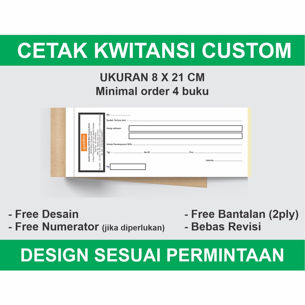 Print CUSTOM RECEIPT 1 FRAME 2 FRAME SIZE 8 X 21 CM | Shopee Malaysia