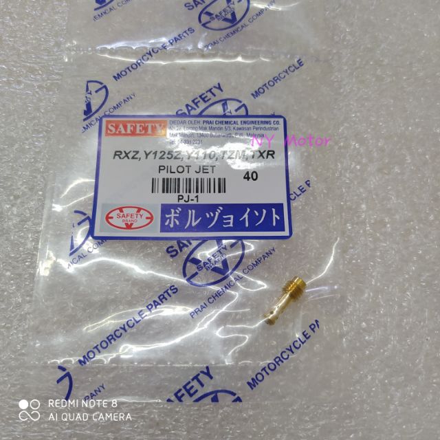 Pilot jet SAFETY utk RXZ,Y125Z,Y110,TZM,TXR,TS | Shopee Malaysia