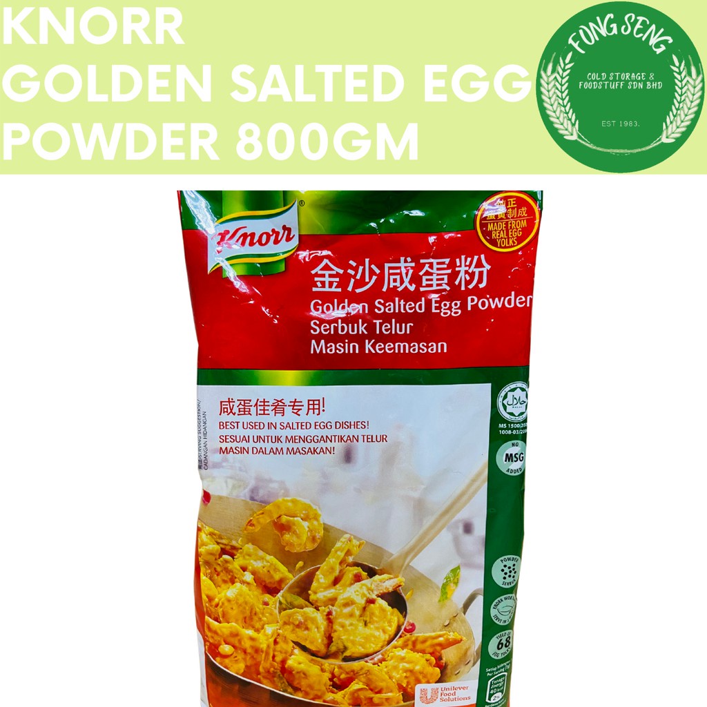 KNORR Golden Salted Egg Powder 800gm | Shopee Malaysia