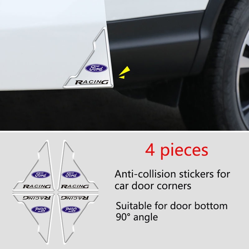 4 pieces Anti-collision stickers for door corners Anti-scratch stickers ...