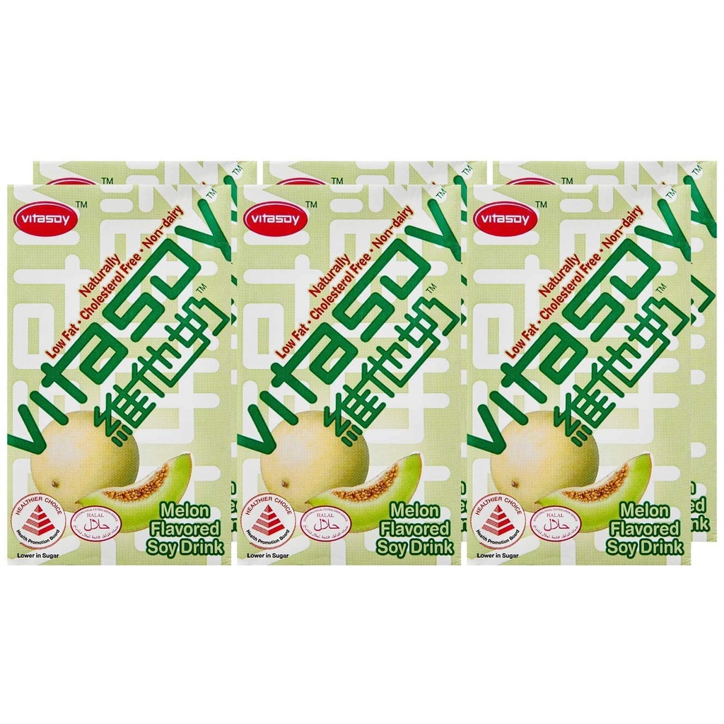 Vitasoy Soya Bean Packet Drink - Melon 6 x 250ml | Shopee Malaysia