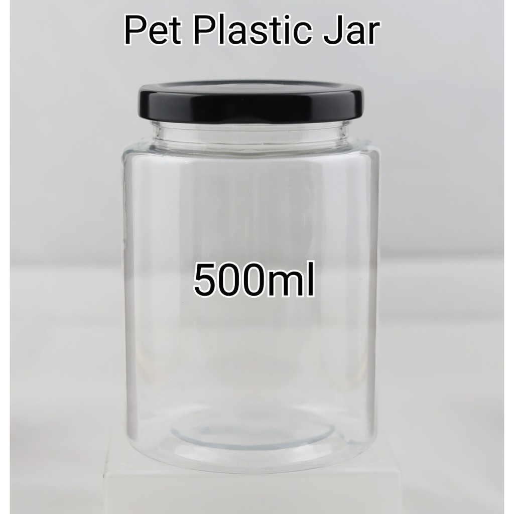 [45pcs] 500ml PET Round Plastic Food Jar /Balang kuih/Balang kueh ...