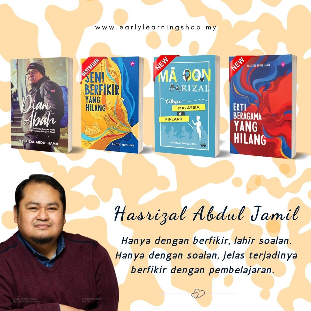 HASRIZAL ABDUL JAMIL(DIARI ABAH, SENI BERFIKIR YANG HILANG, ERTI BERAGAMA DAN MA OON RIZAL ...