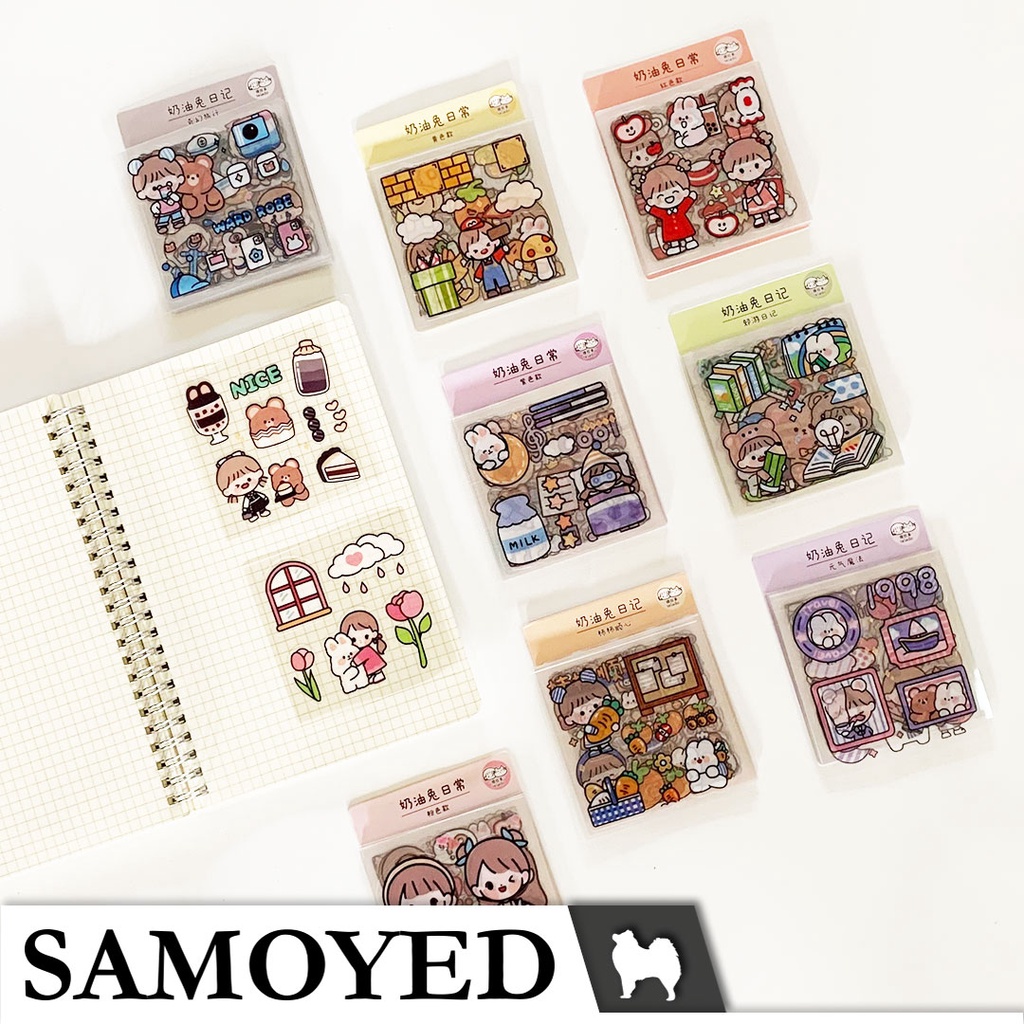 Samoyed Telado Cute Cartoon Character Stickers/Cartoon Stickers 20 ...