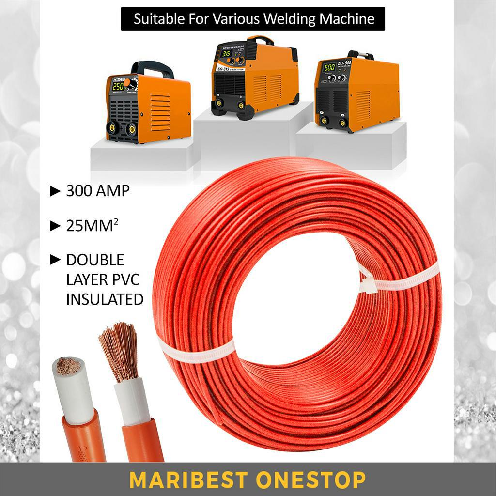 300AMP COPPER WELDING CABLE 1 METER/UNIT (CUSTOMIZE) | Shopee Malaysia