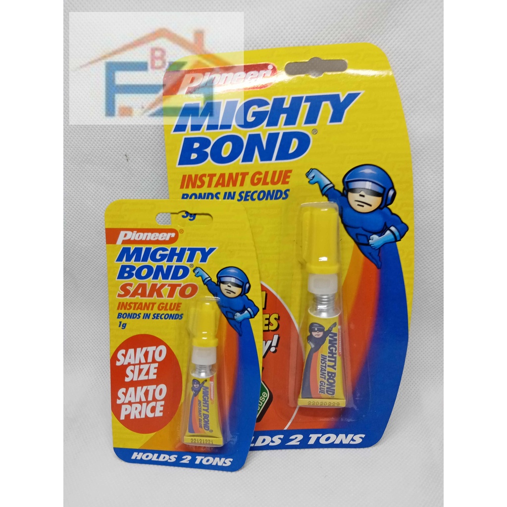 PIONEER MIGHTY BOND/Instant Glue Bond in Second 1g/3g | Shopee Malaysia