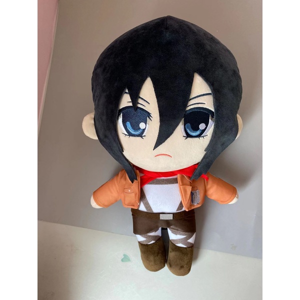 Attack on Titan Eren Jaeger Levi Ackerman Mikasa 20cm Plush Doll Anime ...