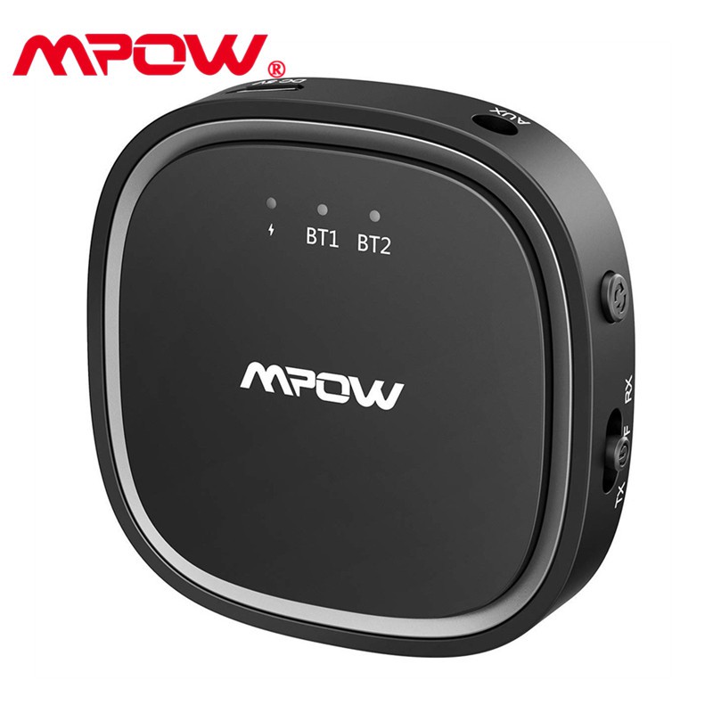 Mpow Bluetooth 5.0 Receiver Transmitter 2 in 1 Wireless Audio Adapter ...