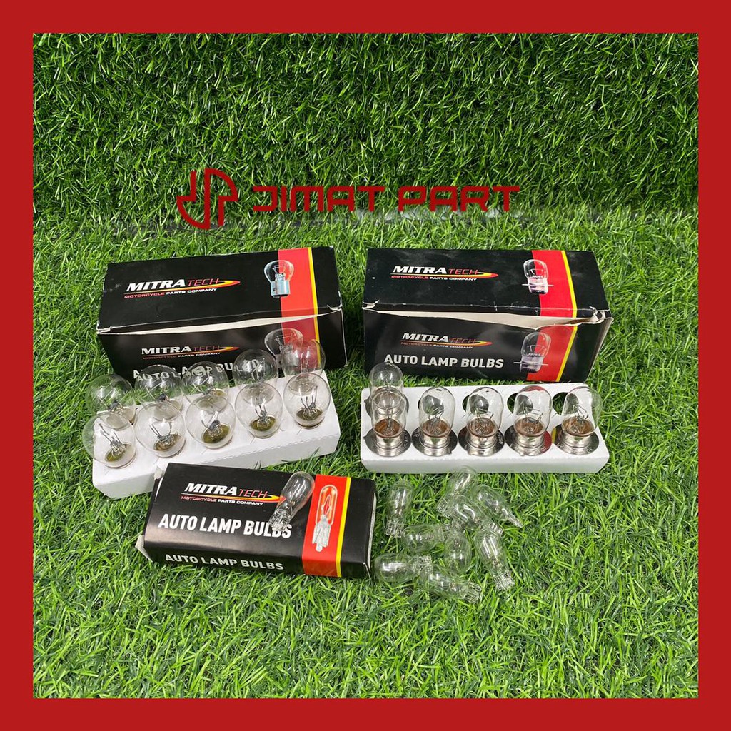 BULB FRONT 12V25/25W BULB REAR 12V21/6CP BULB SIGNAL T13-12V 10W CLEAR ...