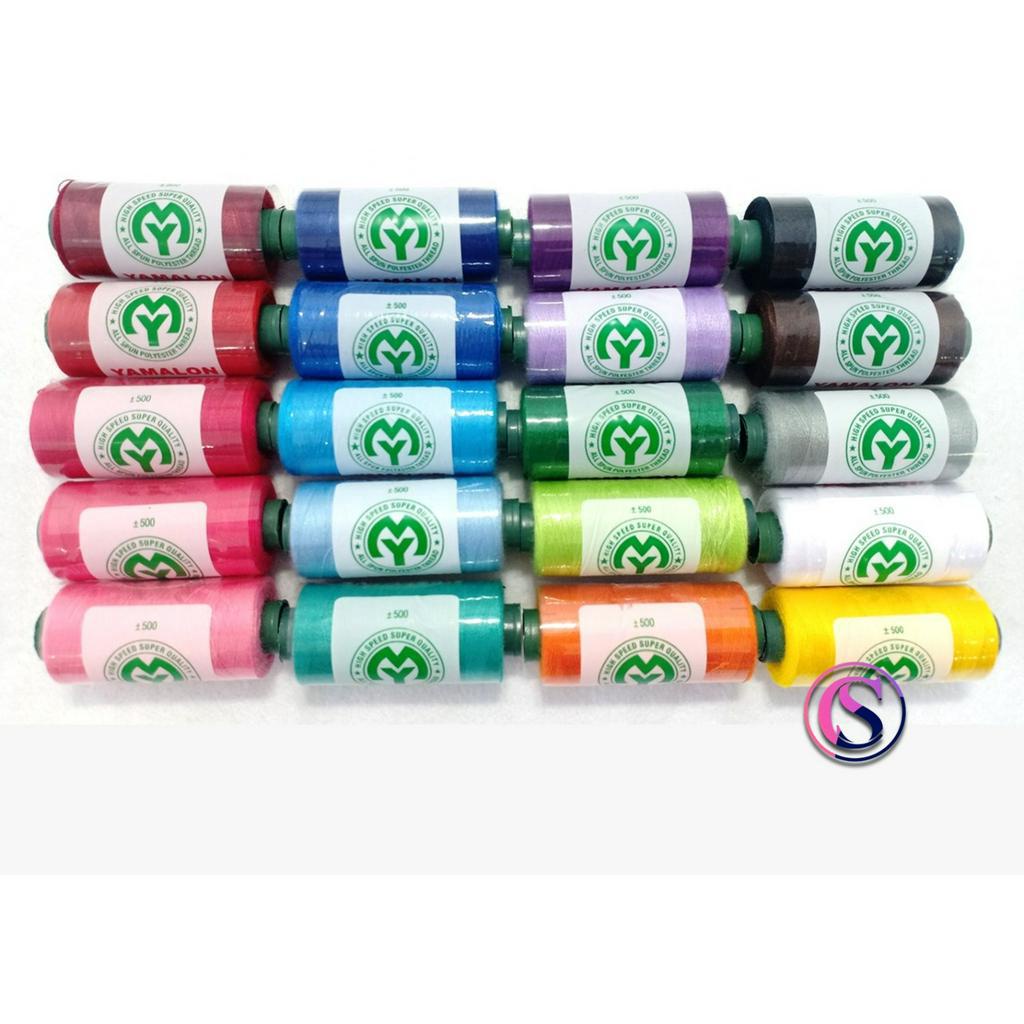 Yamalon sewing thread 500 yards (grain) Yarn Embroidery Thread | Shopee ...