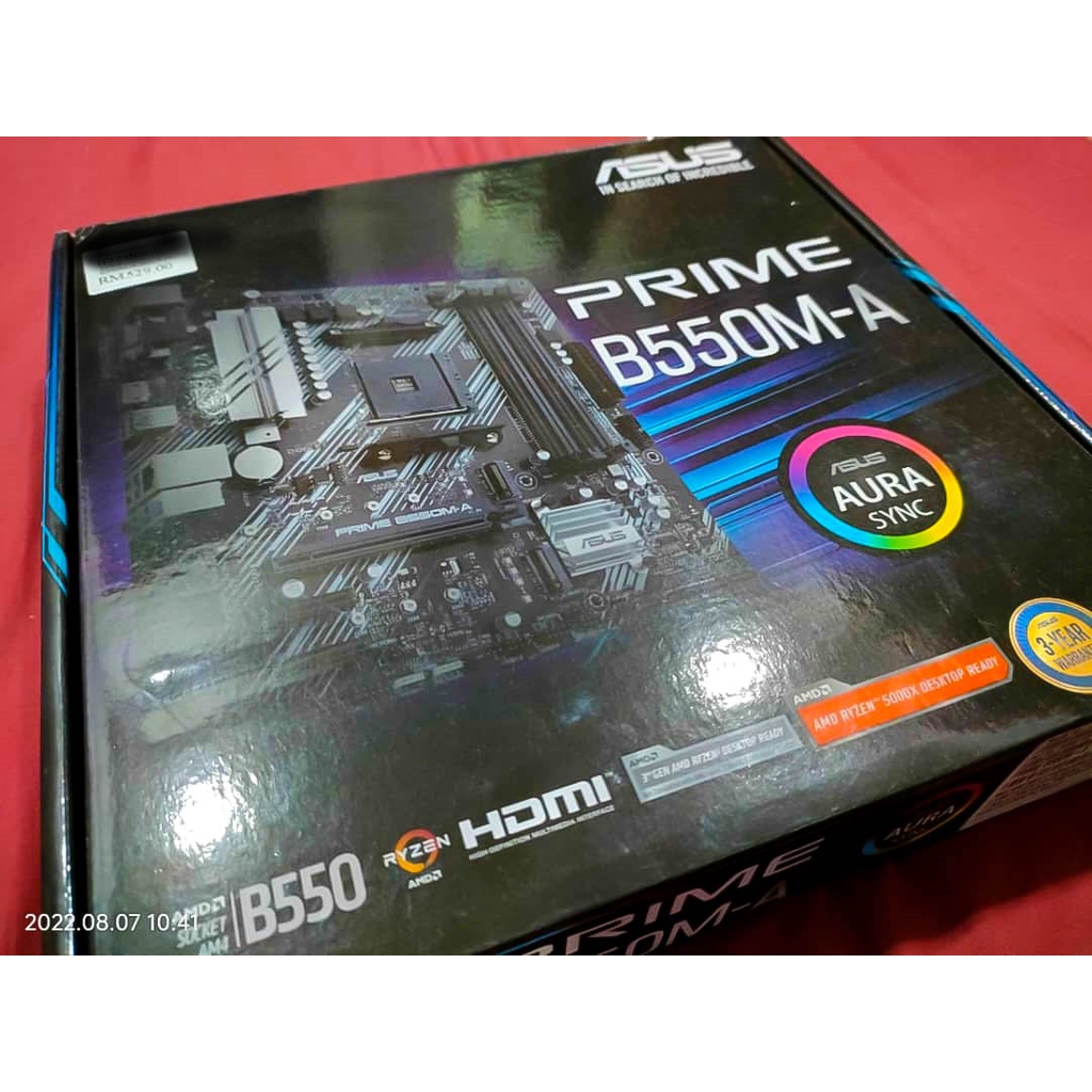 MSI PRIME B550M-A MOTHERBORD (FREE M.2 250GB SSD) AMD SOCKET AM4 ...