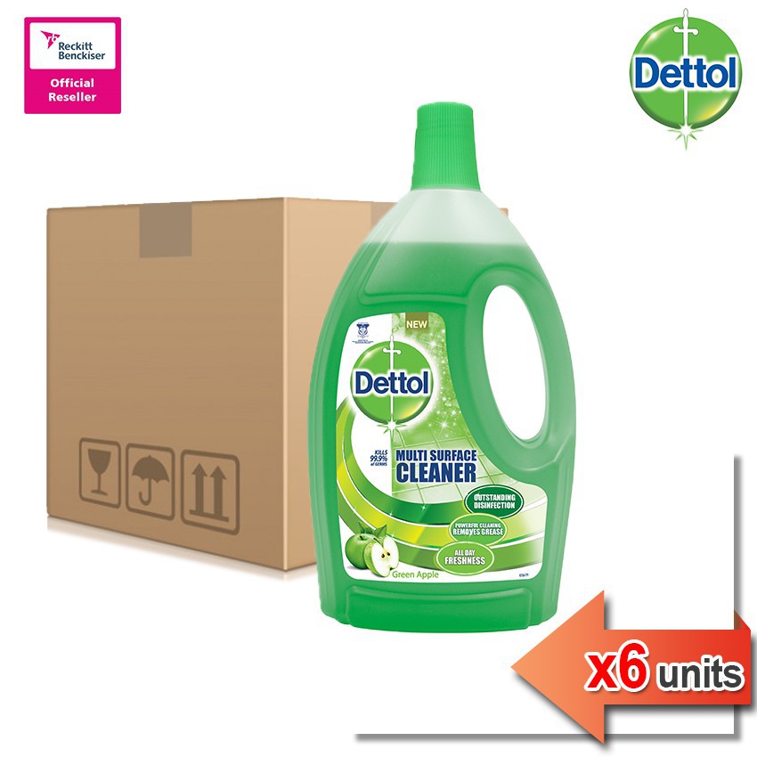 Dettol Multi Action Cleaner (2500ml x 6 Pcs) | Shopee Malaysia