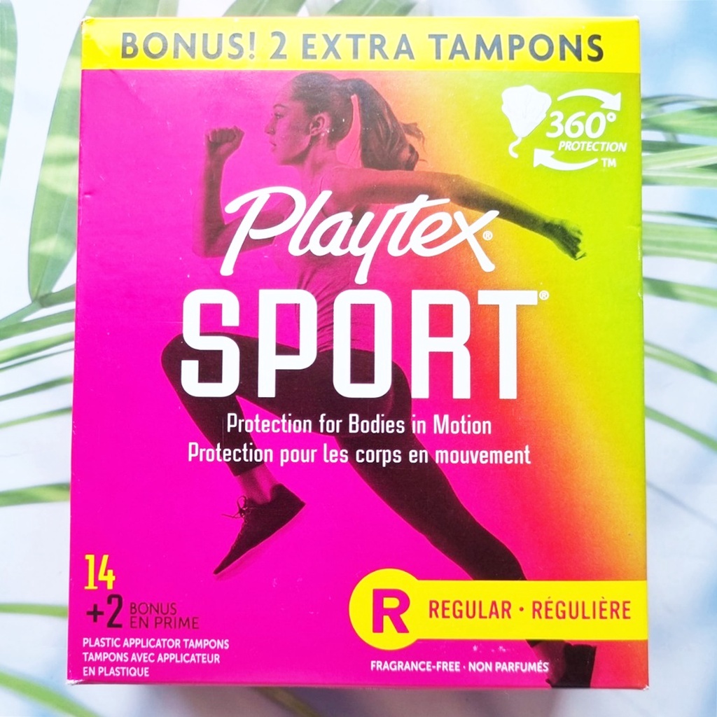 Tampons Fits Normal Day Sport Plastic Applicator 360 protection Regular ...