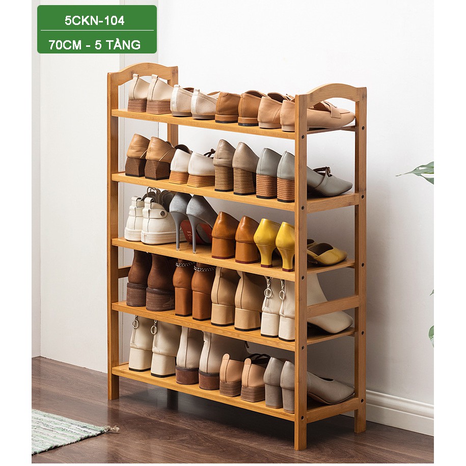 Shoe shelf, multi-layered multi-purpose shoe shelf for bamboo wood ...