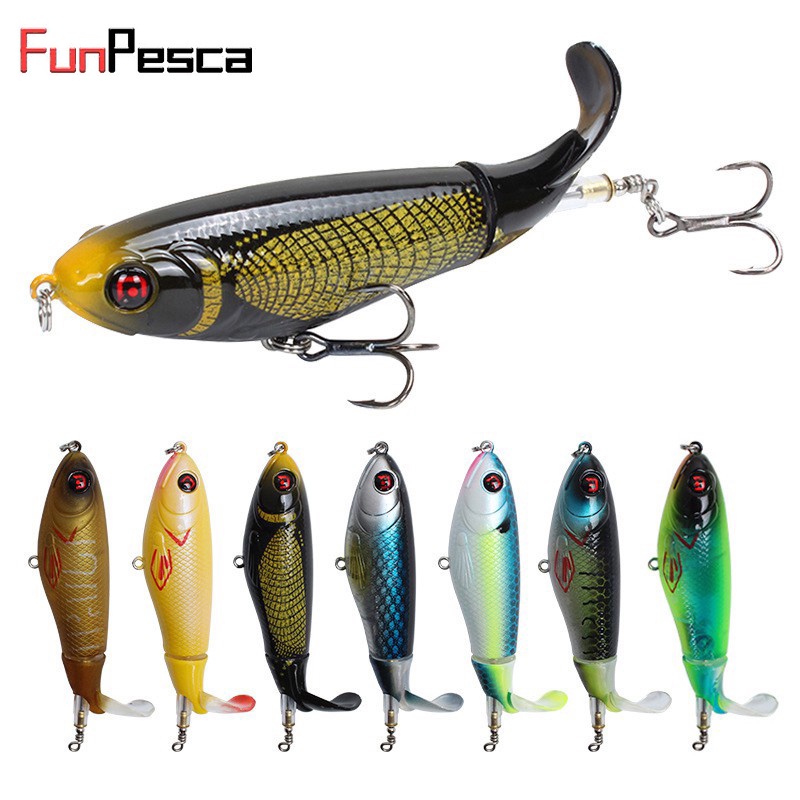 FunPesca 10.5cm 17g Whopper Popper Hard Floating Pencil Lure with ...