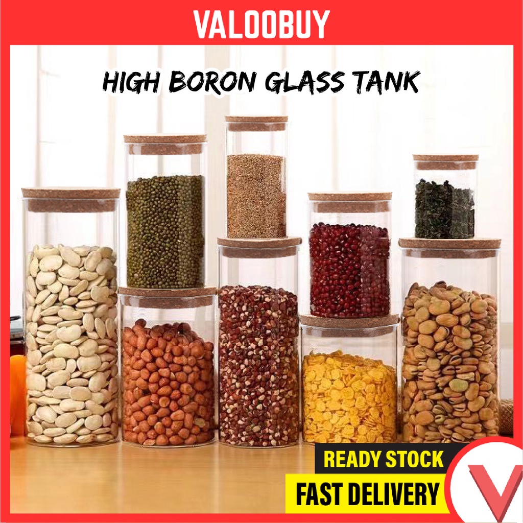 Custome High Boron Glass Tank Multipurpose Glass Food Storage Jar ...